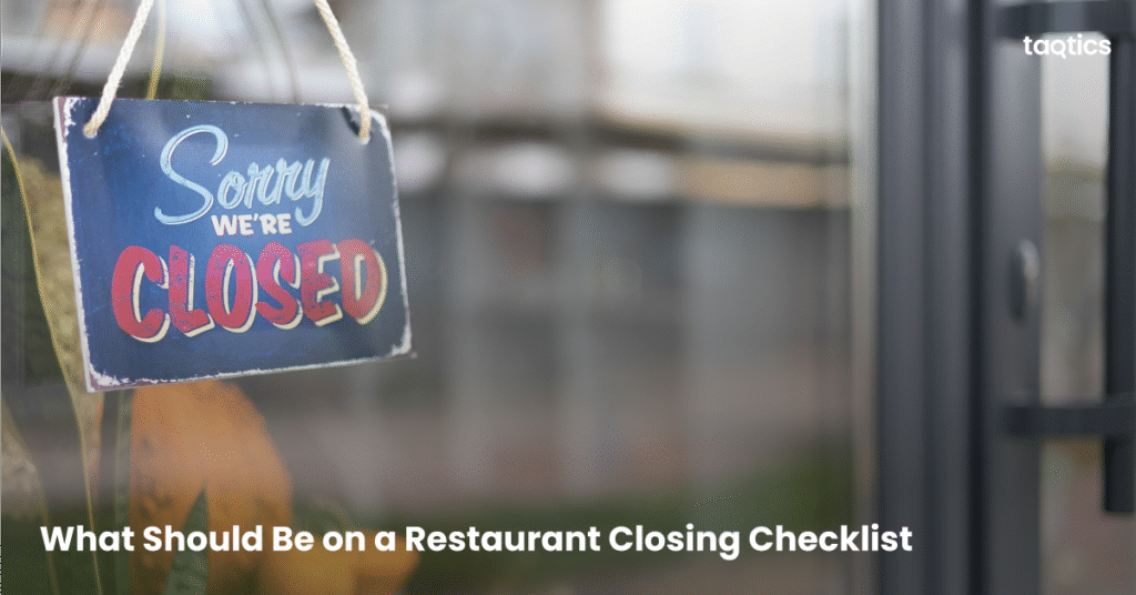 Restaurant Opening & Closing Checklist: Definition, Importance ...